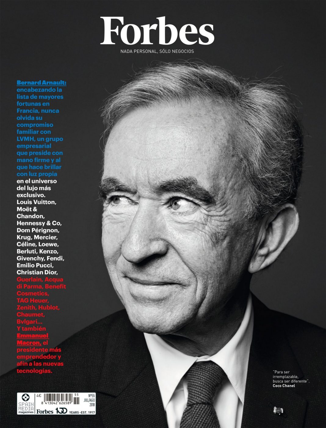 Forbes 55: Bernard Arnault, la mano que mece LVMH - Forbes España