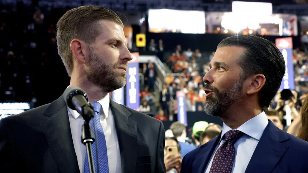 Donald Trump Jr. y Eric Trump, listos para vender su participación en ...