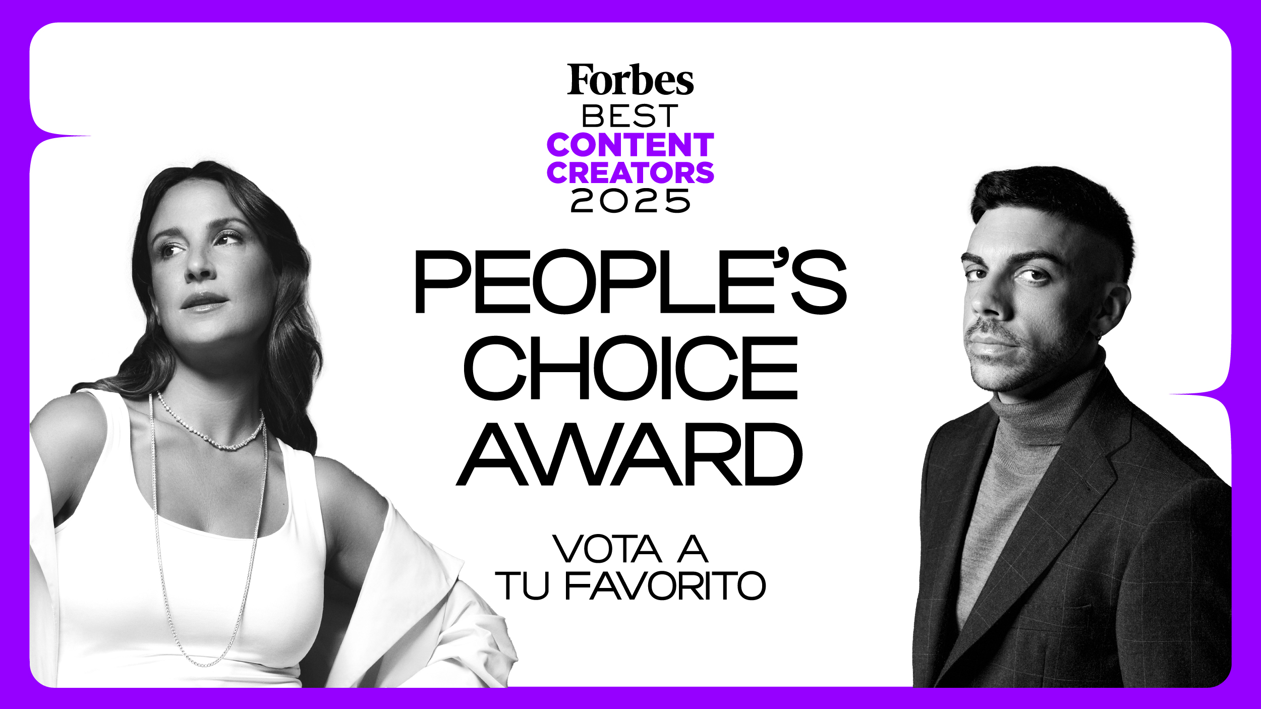 Votación Best Content Creators 2025 - Forbes España