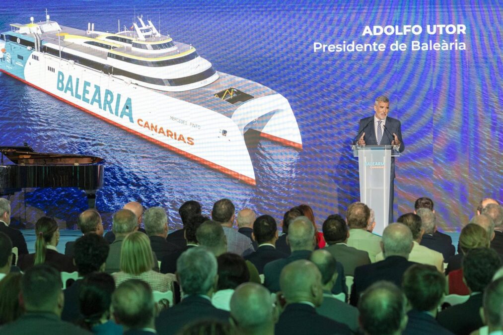 Baleària presenta el 'fast ferry' Mercedes Pinto, que operará entre ...